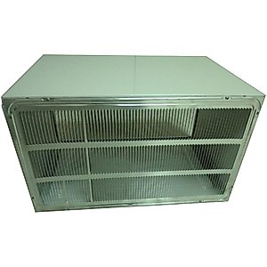 LG Wall Sleeve and Stamped Aluminum Rear Grille for Wall Mounted AC Unit, Durable and Weather-Resistant Insulation Accessories for AC Wall Unit Installation, 16.7"H x 25.8"W x 15.5"L
