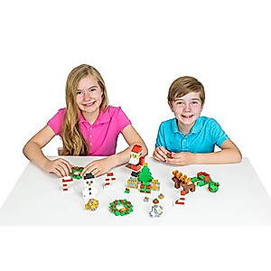 Strictly Briks Compatible with LEGO Duplo Classic Bricks Advent Calendar for Kids and Toddlers, Countdown to Christmas Building Block Toy, North Pole Theme, 376 Pieces