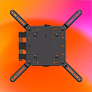 Amazon Fire TV 65" Omni Series 4K UHD smart TV bundle with Full Motion Wall Mount and Red Remote Cover