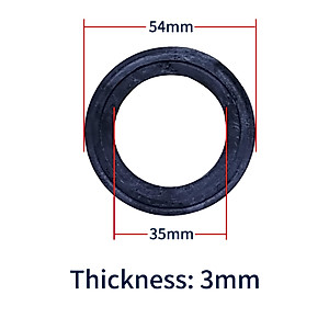 ALturn Washer Drain Rubber Ring Gasket ，Compatible for Littleswan Compatible for Midea Compatible for Galanz Drum Washer Drain Pump Filter Cover Rubber Seal Ring Gasket