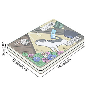 Composition Notebook, College School Notebooks Subject Daily Journal Notebook, Japanese Cartoons Printed Cover, Thick Paper, 5.7''*4.1'', 224 Sheets(Incense)