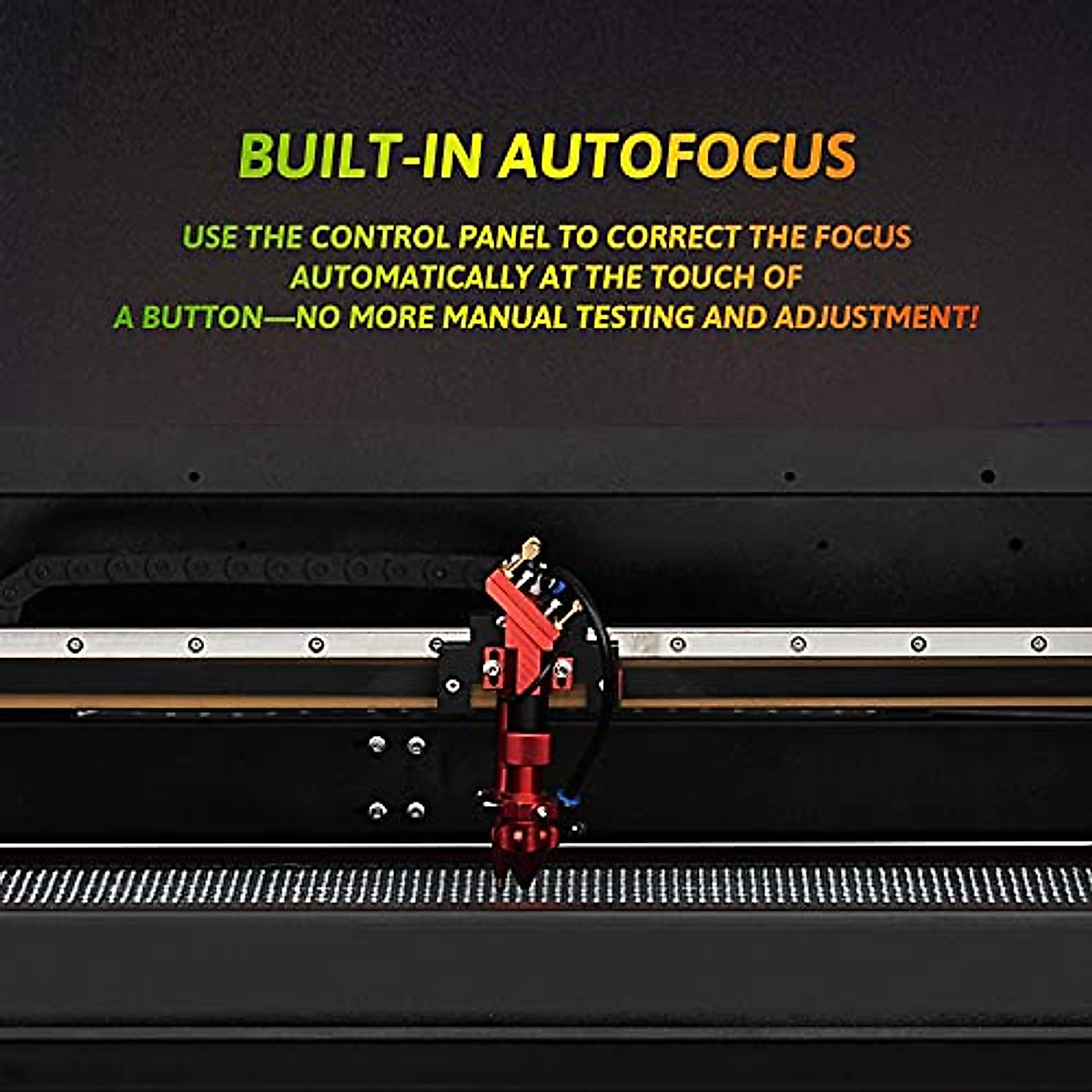 OMTech 80W CO2 Laser Engraver Machine, 20x28 Inch Laser Etching Machine with Water Chiller & Autofocus, Laser Engraving Machine with Motorized Workbed Air Assist & Ruida Controls for Home Office DIY