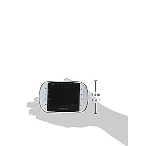motorola MBP33S Wireless Video Baby Monitor with 2.8-Inch Color LCD, Zoom and Enhanced Two-Way Audio, 720p
