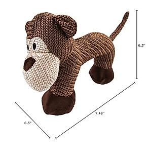Squeaky Dog Toy Wakeu Plush Dog Chew Toys for Aggressive Chewers, Elephant Monkey Sheep Sound Durable Chew Stuffing Interactive Toy, Small Medium Dogs Puppy Cat Grinding Teeth Toy