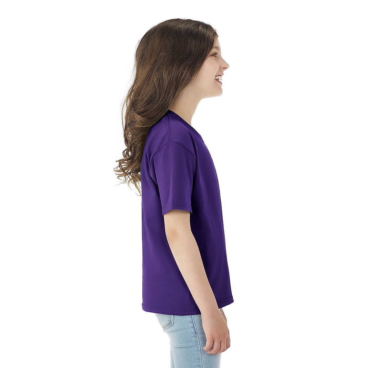 Fruit of the Loom Youth 5 oz. HD Cotton™ T-Shirt S CHOCOLATE