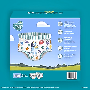Pampers Training Pants - Easy Ups Boys & Girls Bluey - Size 5T-6T, 15 Count, Children's Potty Underwear (Packaging May Vary)