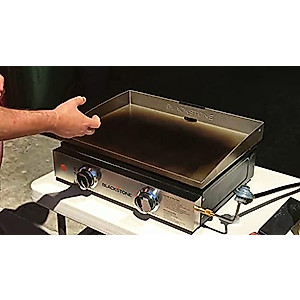 GasSaf 5 FT Propane Adapter Hose with Griddle Regulator, Griddle Gas Conversion Kit for Blackstone 17”, 22” Tabletop Griddles and Blue Rhino Razor Griddle