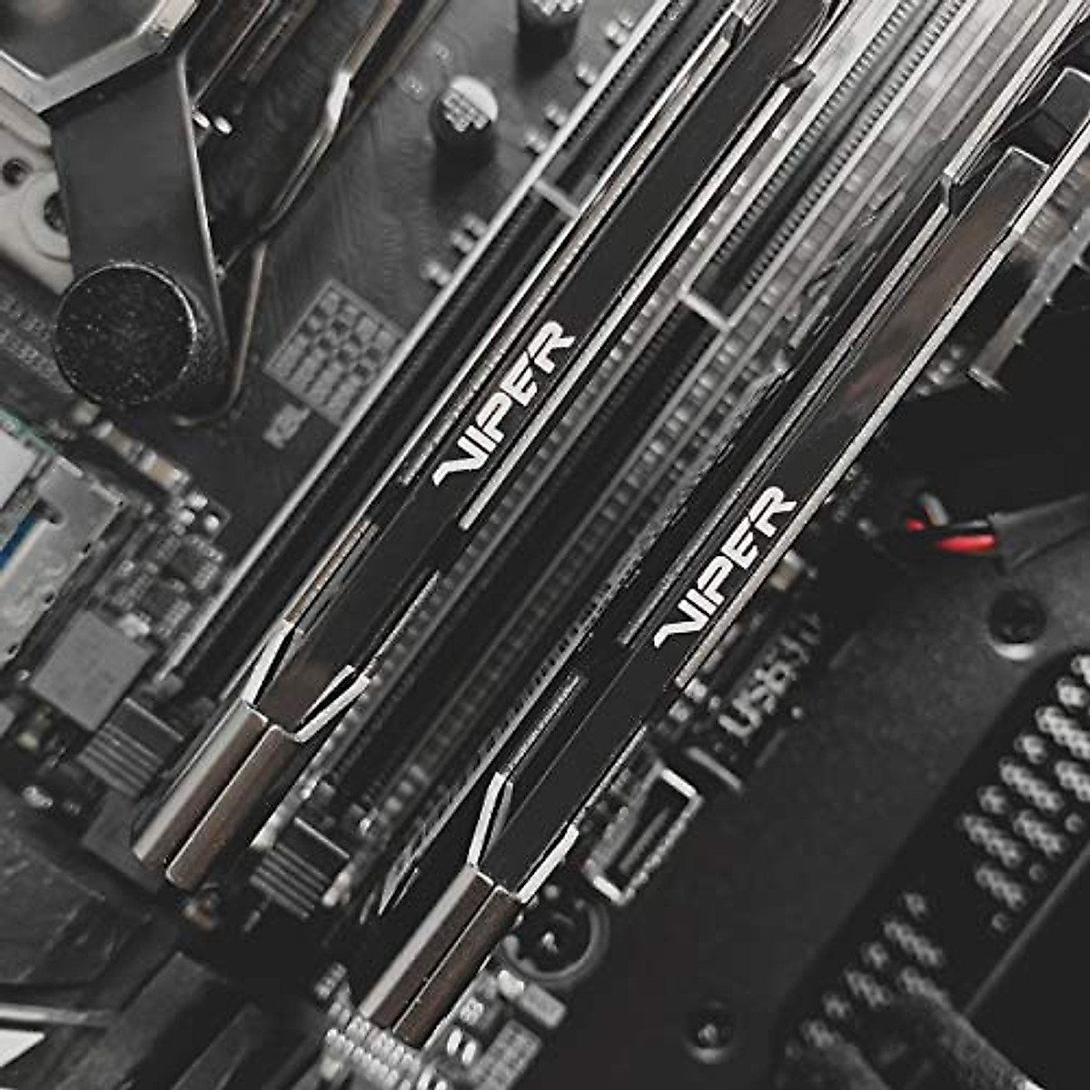 Patriot Viper Steel DDR4 RAM 16GB (2X8GB) 4400MHz CL19 UDIMM Desktop Gaming Memory Kit - PVS416G440C9K