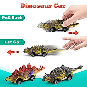 Kiddiworld Dinosaur Toys for 3 4 5 Year Old Boys Gifts, Dinosaurs Toys for Kids 3-5-7, Dino Figures Activity Play Mat Christmas Birthday Gifts for Girls Toddler Toys Age 2-4