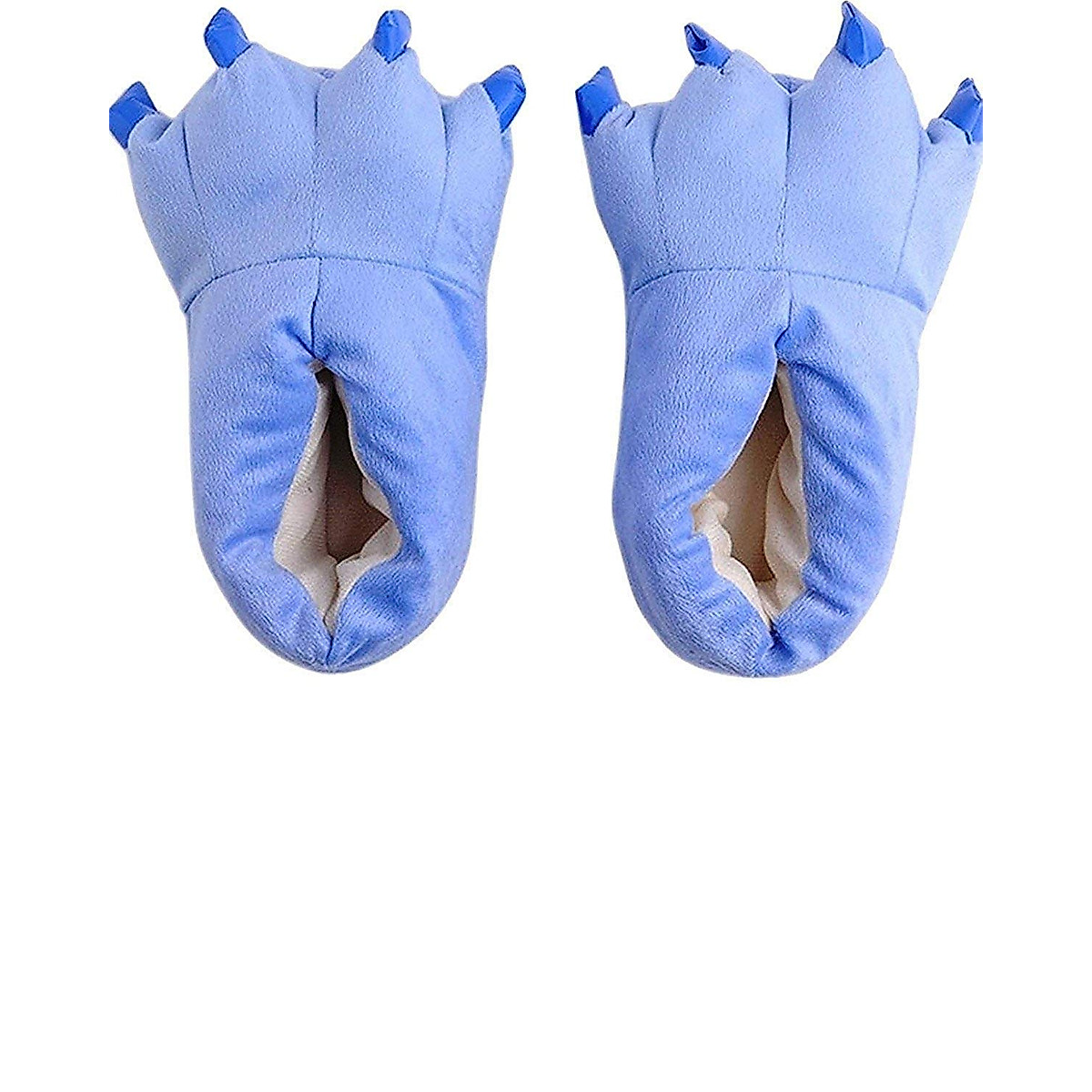 SENSERISE Stitch Costume Onesie Kids Adult Christmas Pajamas Halloween Cosplay Fleece Sleepwear with Slippers Gloves(Blue Kid,125(Height 4'5"-4'9"))