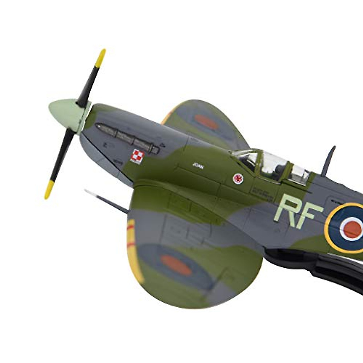 TANG DYNASTY(TM) 1:72 Supermarine Spitfire Fighter Attack Metal Plane Model, World War II Royal Air Force 1941, Military Airplane Model,Diecast Plane,for Collecting and Gift
