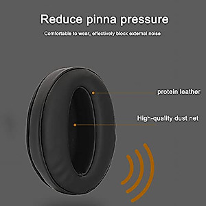 Adhiper Replacement Ear Pads for Sennheiser HD4.50BT, HD4.50BTNC, HD4.40BT Headphones,Earpad Cushions for Sennheiser HD400S, HD458BT, HD4.30G, HD350BT Headphones-Soft Memory Foam & Protein Leather