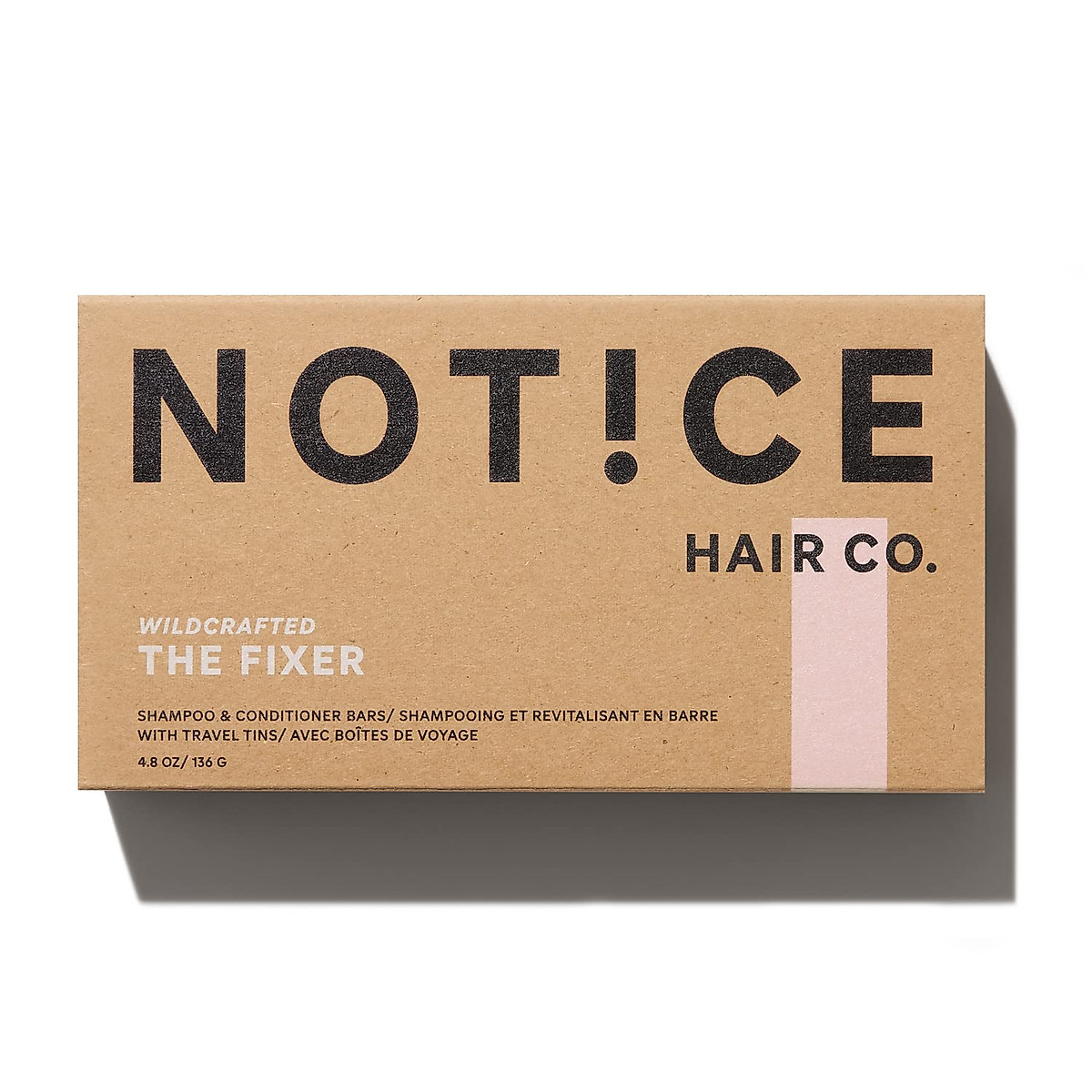 NOT!CE Hair Co. The Fixer Shampoo & Conditioner Bars - Travel Set - repairing | damaged & weak hair