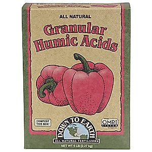 Down to Earth Organic Granular Humic Acids Fertilizer Mix, 5 lb