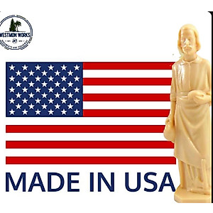 St Joseph Statue Home Selling Kit with Magnetic Holy Card for Refrigerator with Instruction Card Real Estate Patron Saint Pack