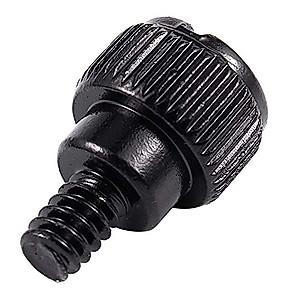 QJKW Screw 32x6mm Desktop Computer PC case case Thumbscrew Black 100 pcs Robust and Easy to use (Color : Black)