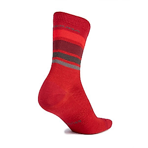 Endura BaaBaa Merino Stripe Cycling Sock Red, L/XL