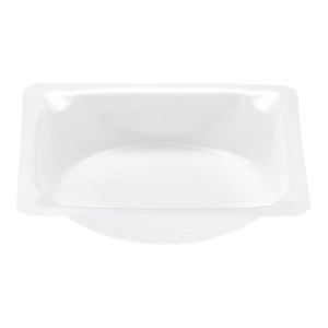 Weighing Boats by Globe Scientific 3620, Square Shaped, Bendable Polystyrene, Easy Pour Design, Disposable Scale Trays to Weig & Mix Liquid & Powder, Antistatic, 20mL Capacity, White, Case of 500