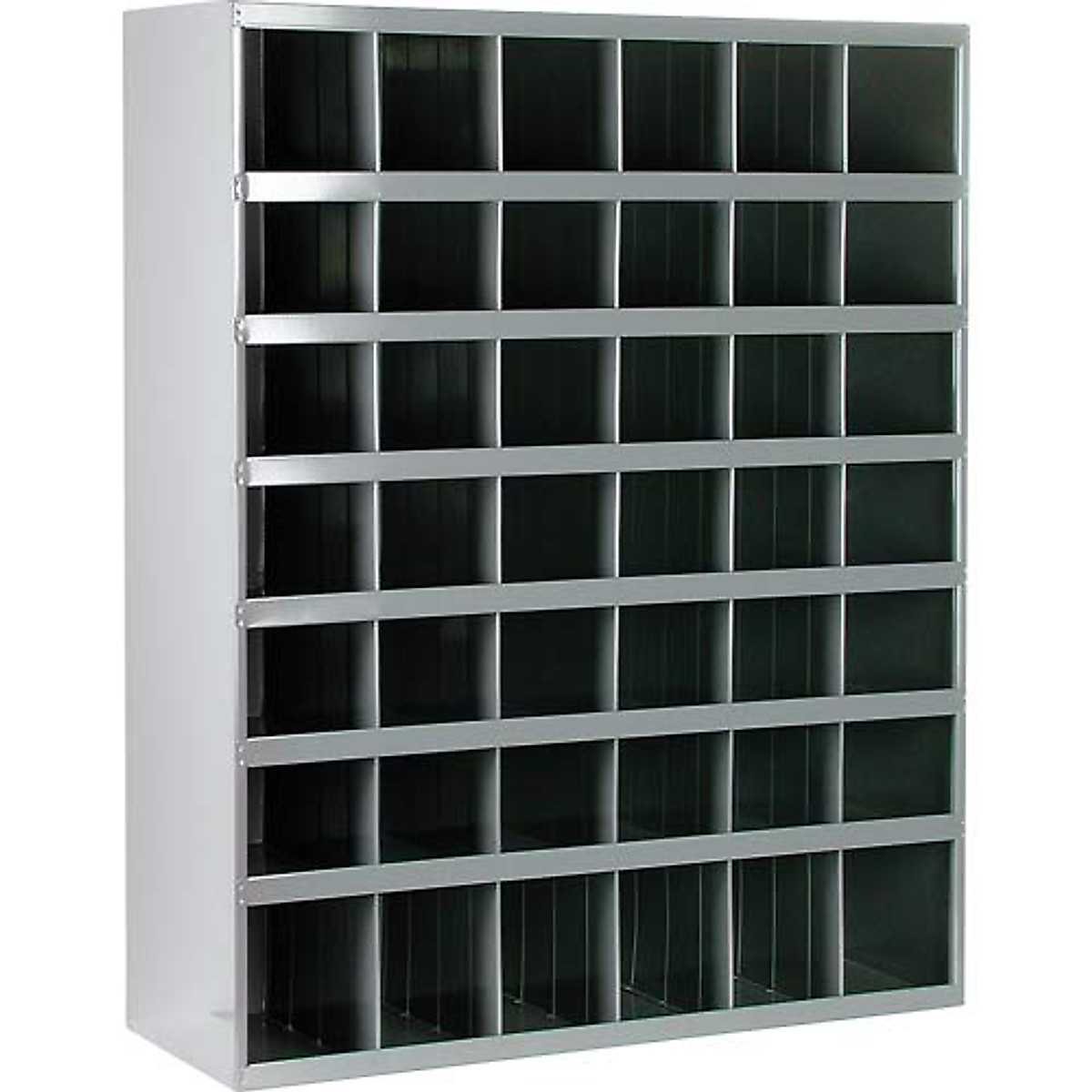 Durham All-Welded Steel Bin Shelving - 33-3/4x12x42 - (42) 5-3/8x11-7/8x5-1/2 Bins