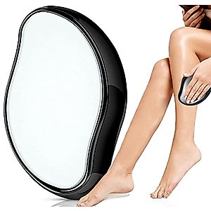 Crystal Hair Eraser for Women and Men, Magic Hair Eraser Crystal Hair Remover, Painless Exfoliation Hair Removal Tool for Arms Legs Back - Fast & Easy, Reusable & Washable, Portable Epilator