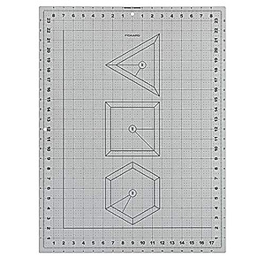 Fiskars Crafts Cutting Mat – DIY (18 in. x 24 in.), 18x24, Grey