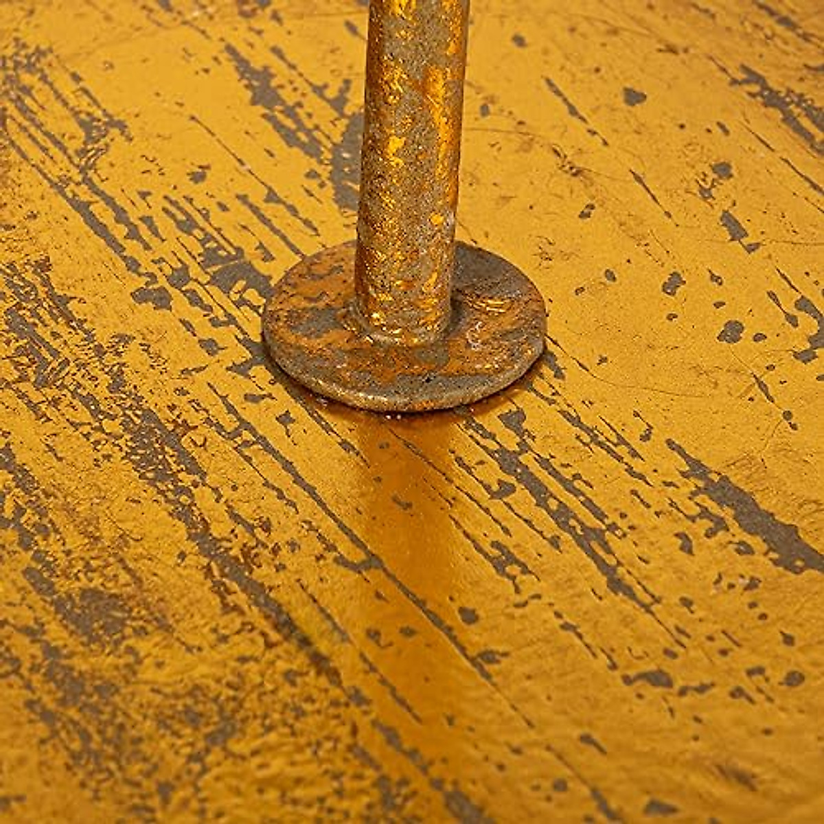 Decorative Agate Stone Slice on Metal Stand