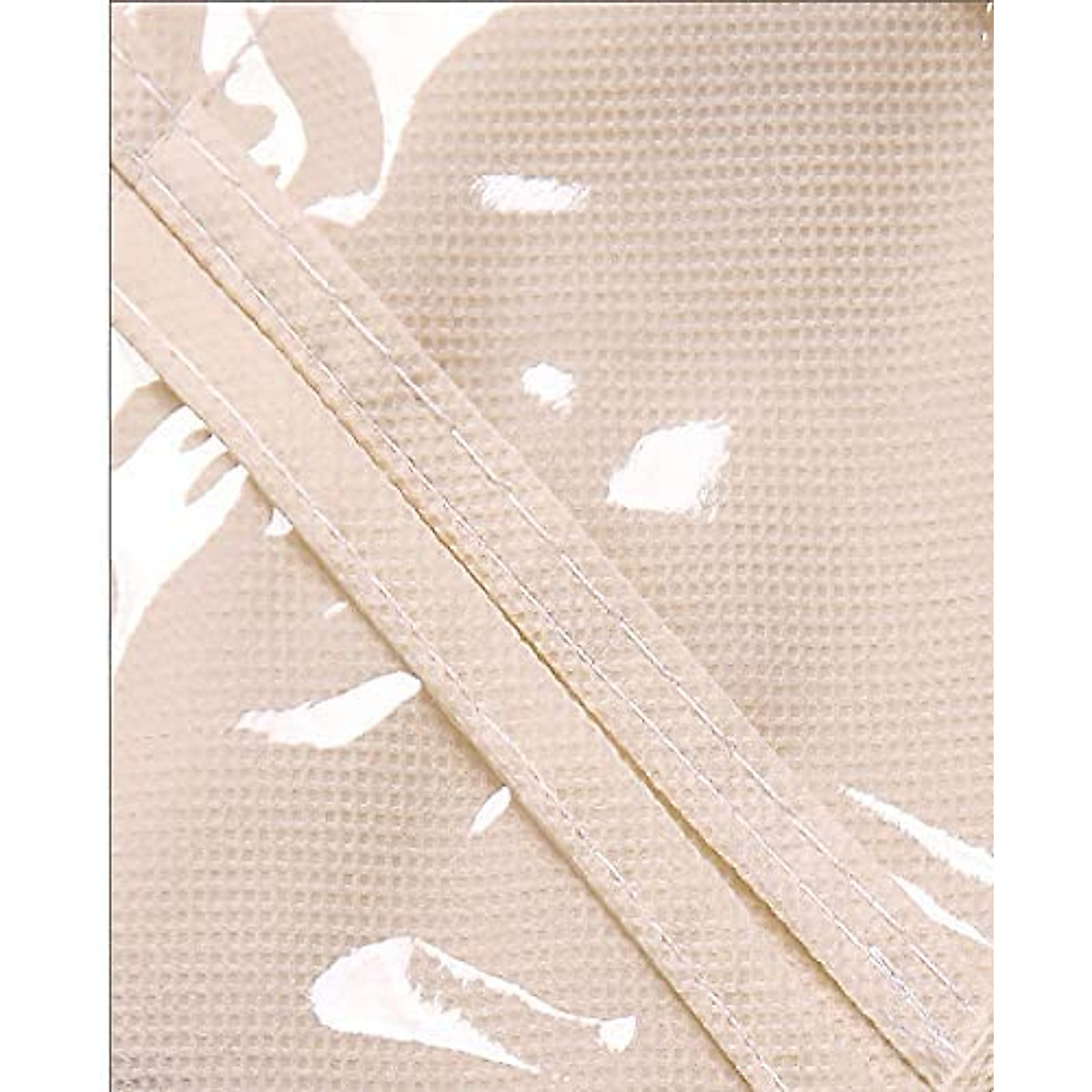 GUAGLL Beige 80-Compartment Double-Sided Jewelry Business ID Card Dustproof Storage Bag