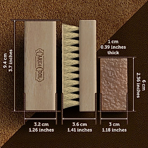 Care & Cool Suede and Nubuck Cleaner Kit (8 oz) Restores Color & Vibrancy to Shoes Clothes, and Furniture (Essential Kit)