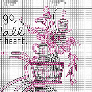 Dimensions 'Wherever You Go' Counted Cross Stitch Kit, 14 Count White Aida Cloth, 5'' x 7''