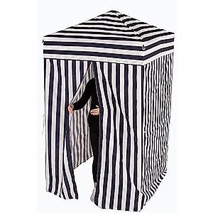 Impact Canopy 4' x 4' Portable Dressing Room, Pop Up Portable Changing Room, Navy Blue / White