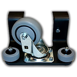 Melody Cradle Piano Dollies for Upright Piano (Matte Black)