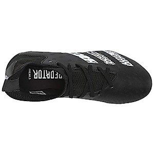 adidas Firm Ground Predator Freak .3 Soccer Shoe (boys) Black/White/Black 6 Big Kid