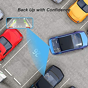 Backup Camera for Car Rear View, Lychee HD Night Vision Reversing Camera 7 LED Waterproof 120° Wide View
