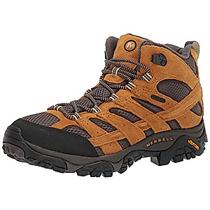 Merrell Men's Moab 2 MID WP Hiking Boot, Gold, 12