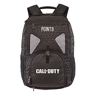 Point 3 Call of Duty® Road Trip Tech Backpack - Waterproof Laptop Sleeve - Every Compartment You Need for Ball, Gear, Shoes, Books & Laptops - Black