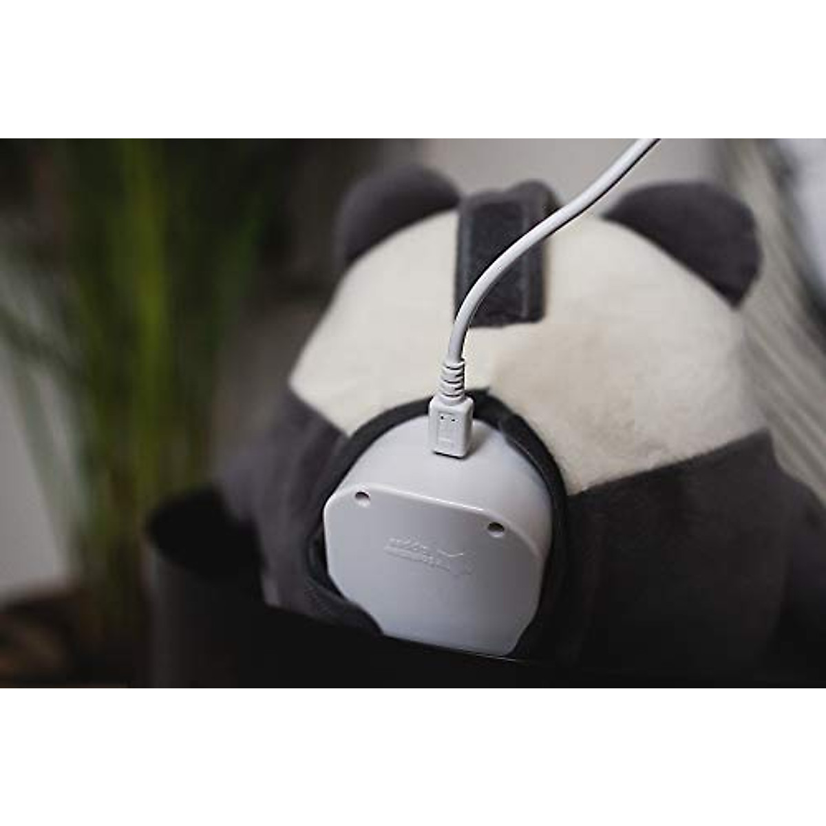 Tommee Tippee Rechargeable Light & Sound Sleep Aid - Pip The Panda, Black & White