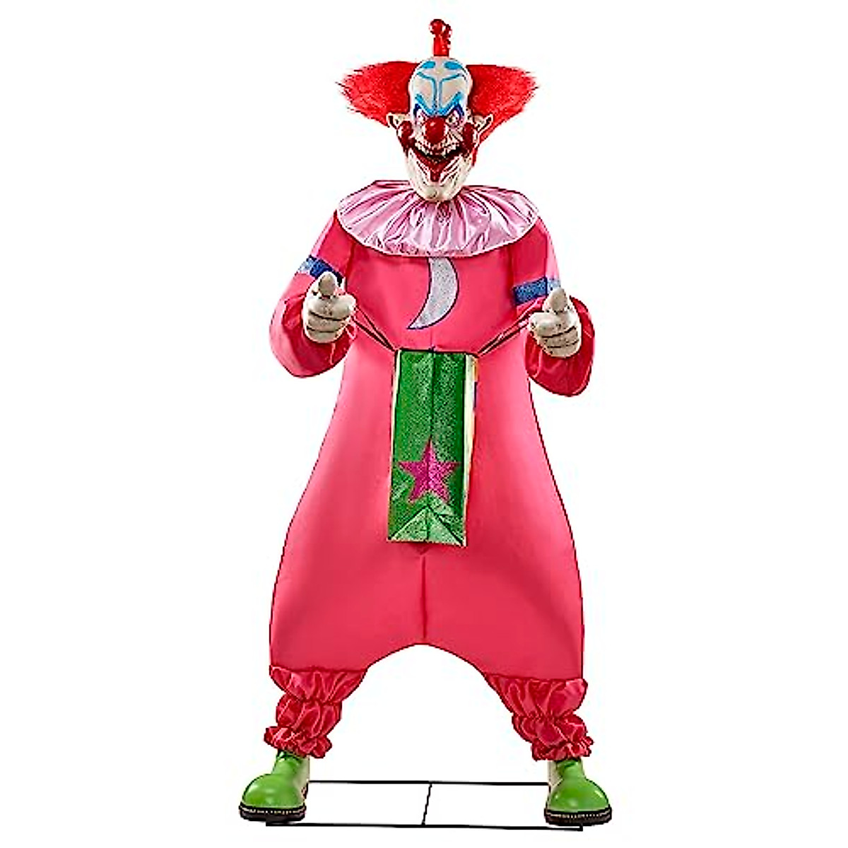Spirit Halloween Killer Klowns from Outer Space 7.2 Ft Slim Animatronic | Officially Licensed | Decorations | Animated