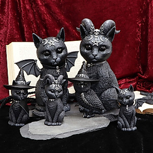 Nemesis Now Cult Cuties Adorable Occult Figurines, Bewitching Evil Spirit Creatures, Hand-Painted, Resin - Pawzuph Large