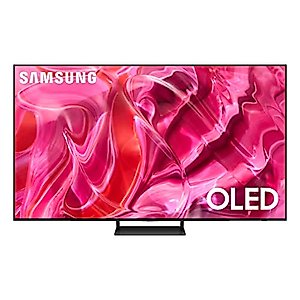 SAMSUNG QN55S90CAFXZA 55 Inch 4K OLED Smart TV with AI Upscaling with a 7S-PS4-US1 4-Outlet Power with Omniport USB (2023)(USED)