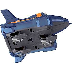 Mattel Disney and Pixar Lightyear Toys, Gama Fusion Small Scale Armadillo Vehicle with 3 Figures, Lights, Sounds and Claw Arm