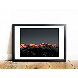 Annecy 20x30 Frame Black 1 Pack, Classic 20x30 Picture Frame Display 18x24 Pictures with Mat or 20x30 without Mat, Horizontal and Vertical for Wall-Mount, Decorate Home and Office with Large Paintings