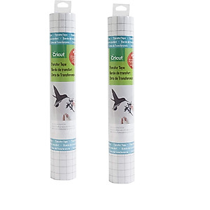 Cricut Vinyl Transfer Tape, 12X4, Standard Grip(2 Pack)
