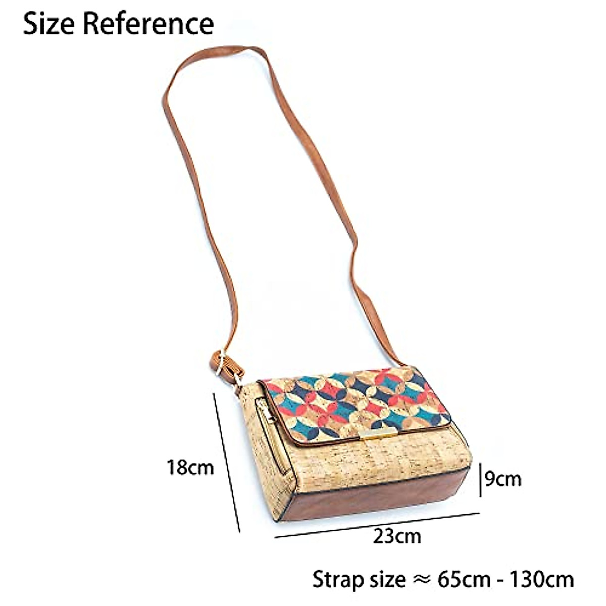 KALISHKA'S STORE Eco Friendly, Vegan Crossbody Bag - BAGD-258, BAGD-258-B