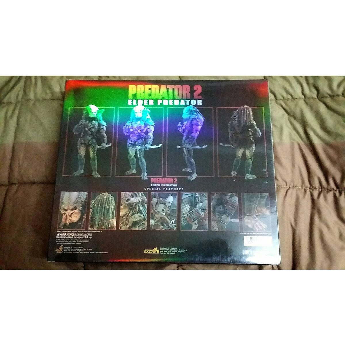 Sideshow Collectibles Hot Toys Predator 2 Deluxe 14 Inch Model Figure Elder P...