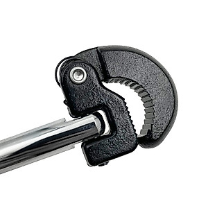 QYQRQF Adjustable Basin Wrench, 11" Adjustable Tap Nut Spanner Telescopic Basin Spanner for Fixing Back and Union Nuts Under Sink (3/8-1 in.)