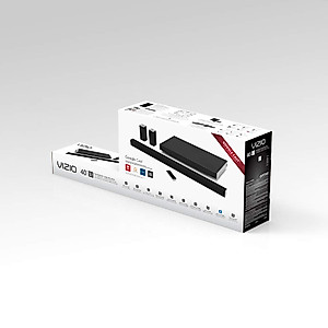 VIZIO SB4051-D5 Smartcast 40” 5.1 Slim Sound Bar System, Black