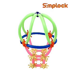 SIMPLOCK SCHOOL600 Educational Toys for Kids Building Toys Creative Toys Kit Gift Set for Elementary School Group Activity Teaching Aid Education Method