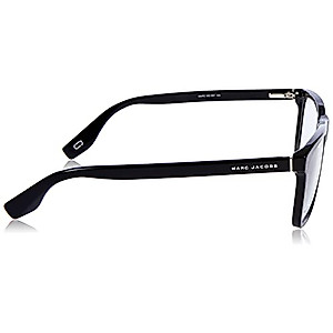 Marc Jacobs Marc 342 807 Black Plastic Rectangle Eyeglasses 55mm