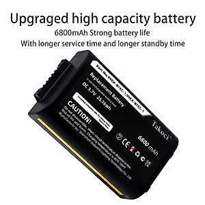 Gikysuiz Replacement Battery for Honeywell Dolphin 99EX & 99GX Series Mobile Computer fits Part Number 99EX-BTES-1 Li-ion Extended Battery 99EX-BTEC-1 Battery 3.7V/6800mAh