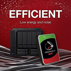 Seagate IronWolf Pro 4TB NAS Internal Hard Drive 3.5 Inch SATA 6Gb/s 7200 RPM 128MB Cache (ST4000NE001) (Renewed)